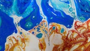 Doing a Double Dirty Pour - at the Beach - AcrylicPouring.com