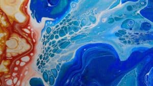 Doing a Double Dirty Pour - at the Beach - AcrylicPouring.com
