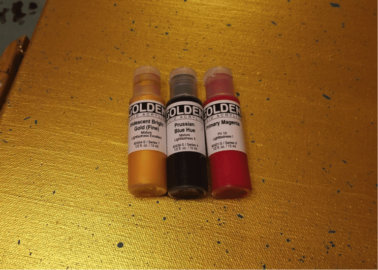 Golden Fluid Acrylic Paints for Pouring: Review and Test