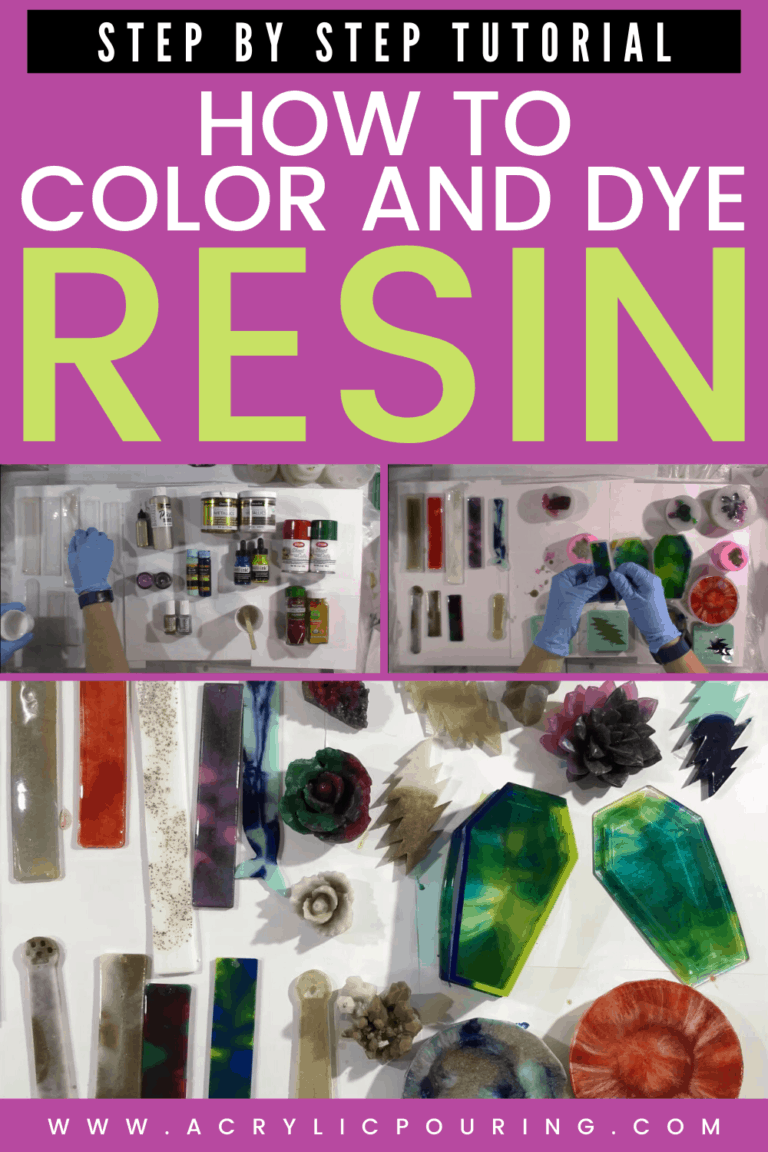 How to Color and Dye Resin: Step by Step Tutorial (Video ...